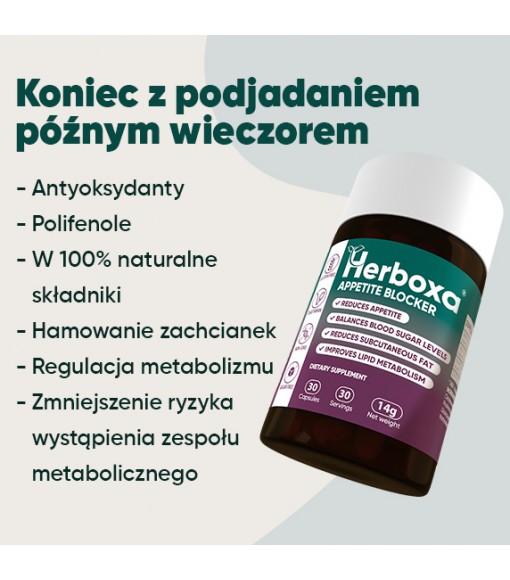 Herboxa® Appetite Blocker - hamuje apetyt i wspiera kontrole wagi w ... Herboxa® Appetite Blocker - hamuje apetyt i wspiera kontrole wagi w ...